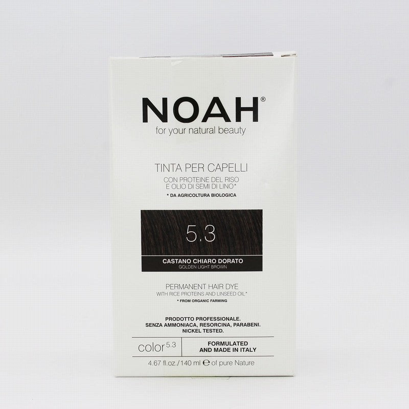 Buy Noah Colour Dye Golden Brown 140ml – Natural Brown Hair Dye – Cured ...