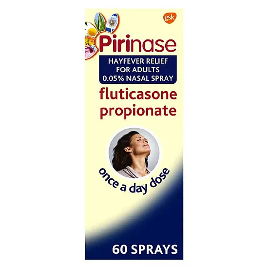 Pirinase Hayfever Relief Nasal Spray -60 Sprays | x3 Pack — Cured Pharmacy