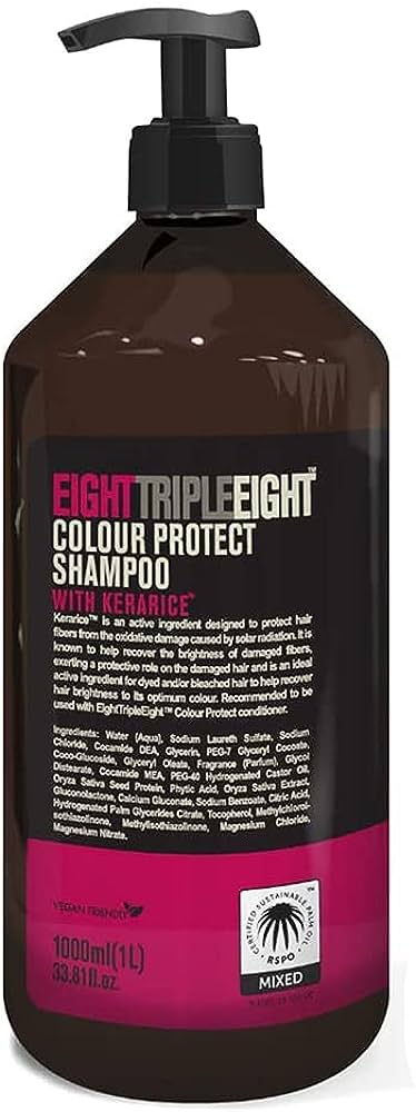Eight Triple Eight 1L Colour Protect Shampoo for Vibrant Hair – Cured ...