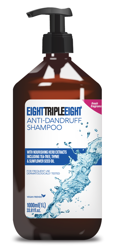 Eight Triple Eight 1L Anti-Dandruff Shampoo for Flawless Hair — Cured ...