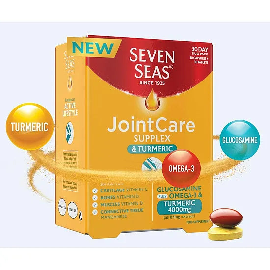 Seven Seas JointCare Supplex & Turmeric - 30 Capsules & 30 Tablets ...