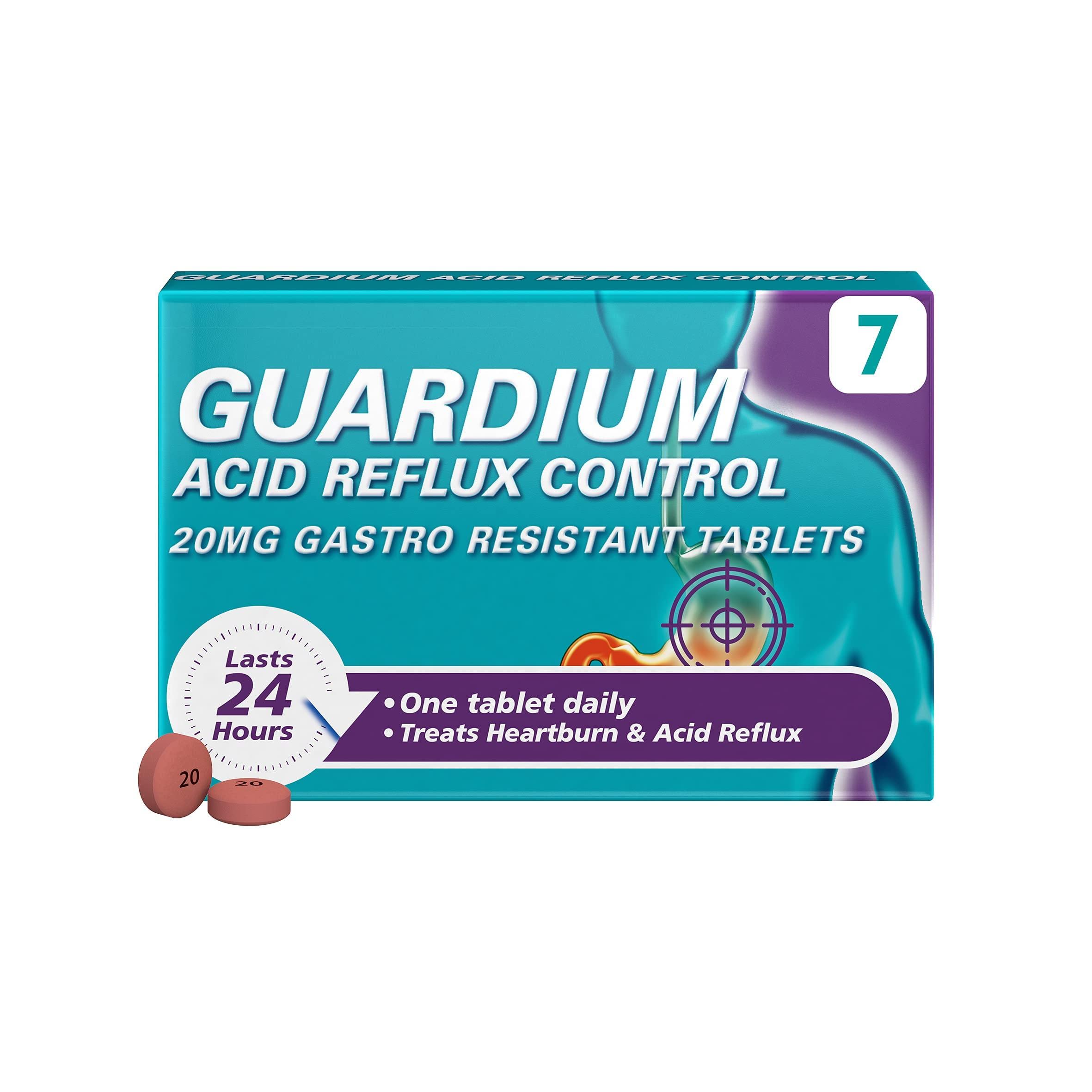 Guardium 24hr Heartburn & Acid Reflux Relief Tablets - Buy Online