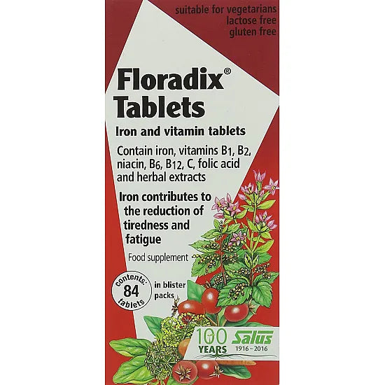 Floradix Iron & Vitamin Tablets 84ct – Cured Pharmacy