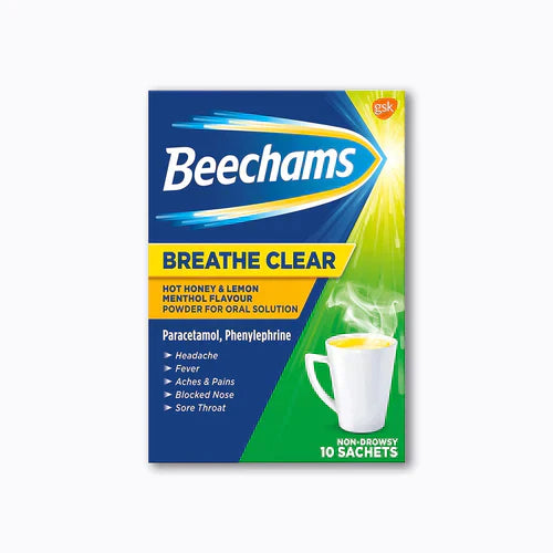 Beechams Cold & Flu Hot Lemon & Honey - 5 Sachets – Cured Pharmacy