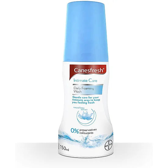 Canesten Canesfresh Feminine Wash Gentle Refreshing Mousse - 150ml ...