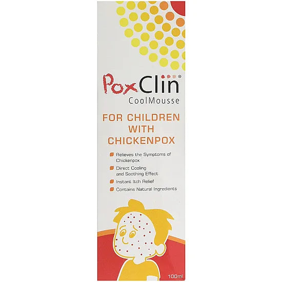 PoxClin Cool Mousse For Children With Chickenpox - 100ml — Cured Pharmacy