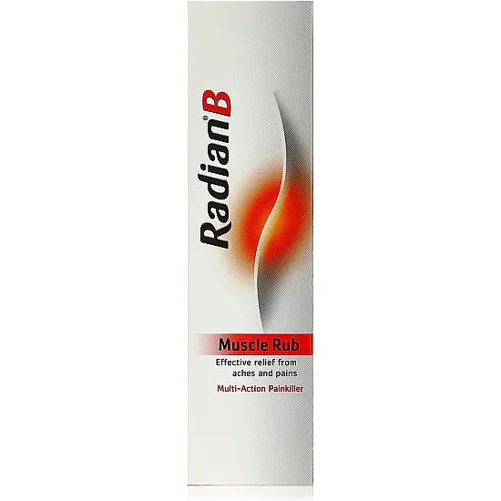 Radian B Muscle Rub 100g - Fast Relief for Muscle & Joint Pain – Cured ...