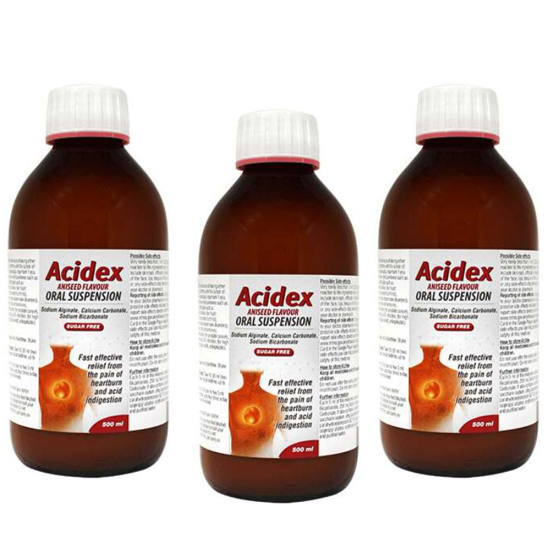 Acidex Original Oral Suspension Aniseed — Cured Pharmacy