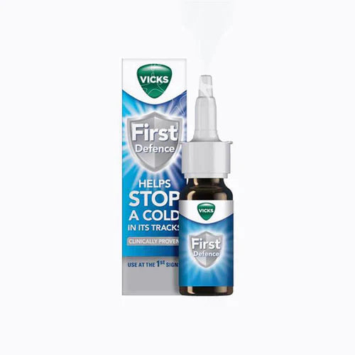 Vicks First Defence 15ml Nasal Spray - Fast Cold & Flu Relief – Cured ...