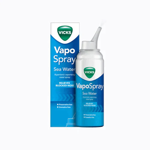 Vicks Vapo Spray 100ml - Fast Relief for Cold and Allergy Symptoms ...