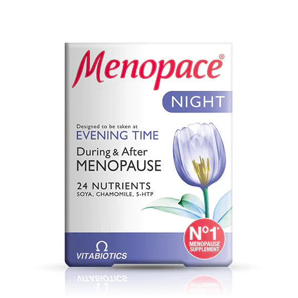 Vitabiotics Menopace Night – 30 Tablets – Cured Pharmacy