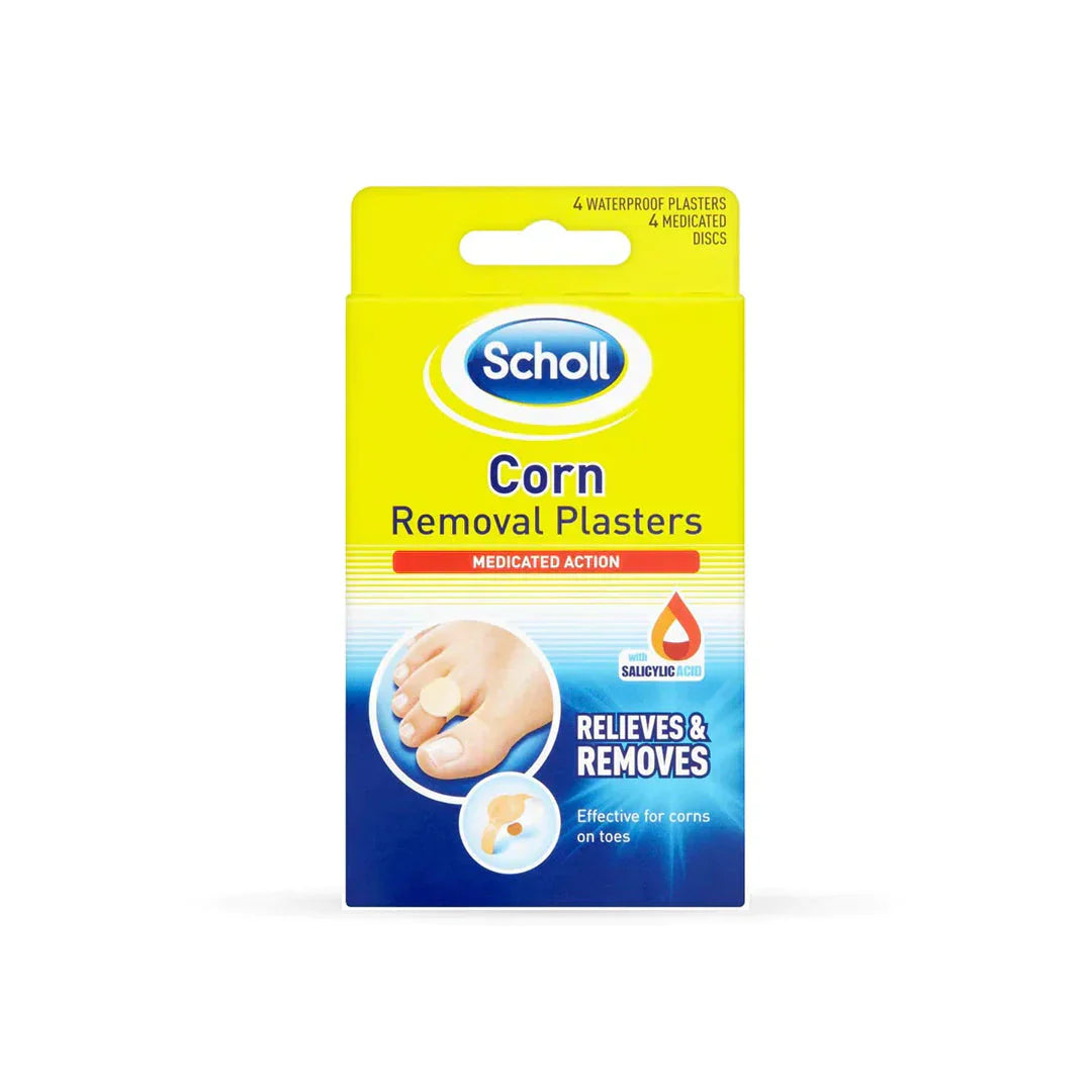 Scholl Corn Removal Plasters - Effective Pain Relief Treatment Pads ...