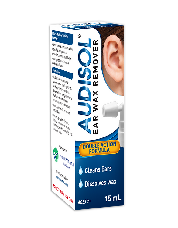 Buy Audisol Ear Wax Remover Spray 15ml Online | Cured Pharmacy