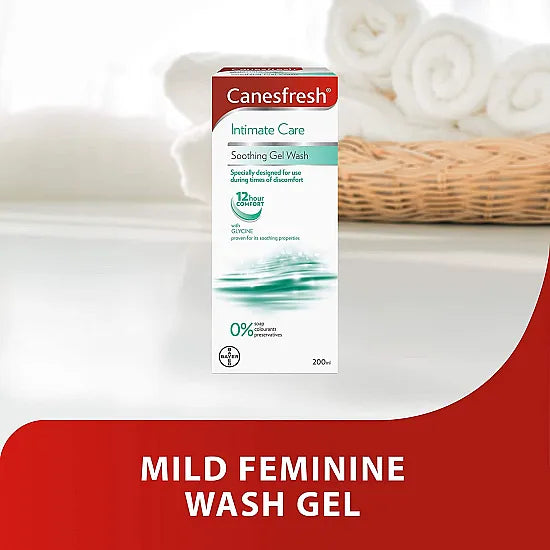 Canesten Canesfresh Feminine Wash Soothing Wash Gel - 200ml — Cured ...