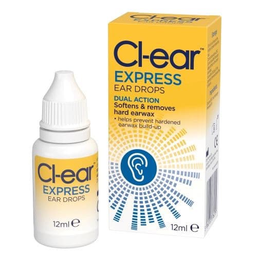 Cl-ear Express Dual Action Ear Drops - 12ml — Cured Pharmacy