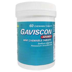 Gaviscon Advance Mint Chewable 60 Tablets — Cured Pharmacy