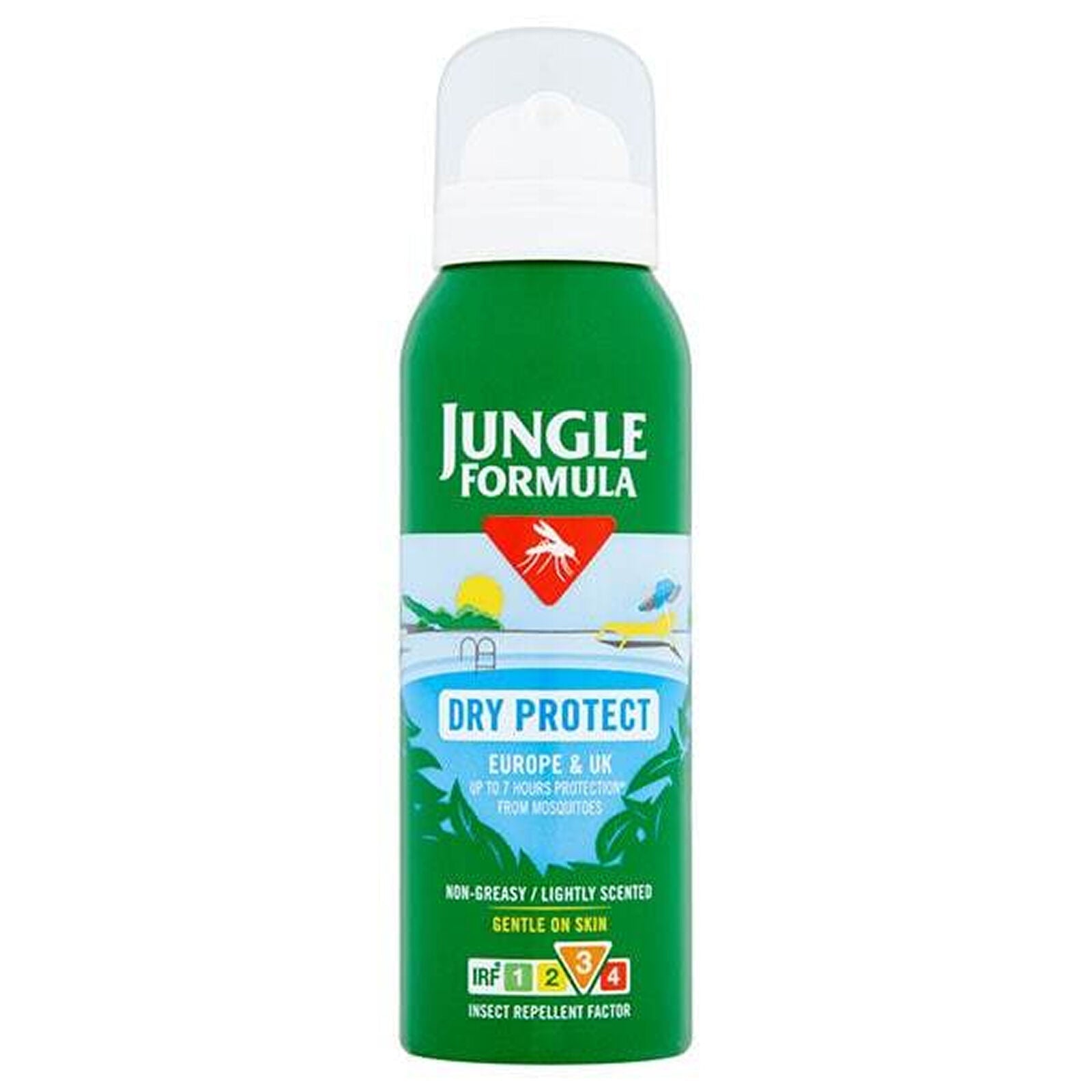 125ml Jungle Formula Dry Protect Aerosol - Insect Repellent Spray ...