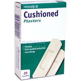 Numark Cushioned Plasters 20 – Cured Pharmacy
