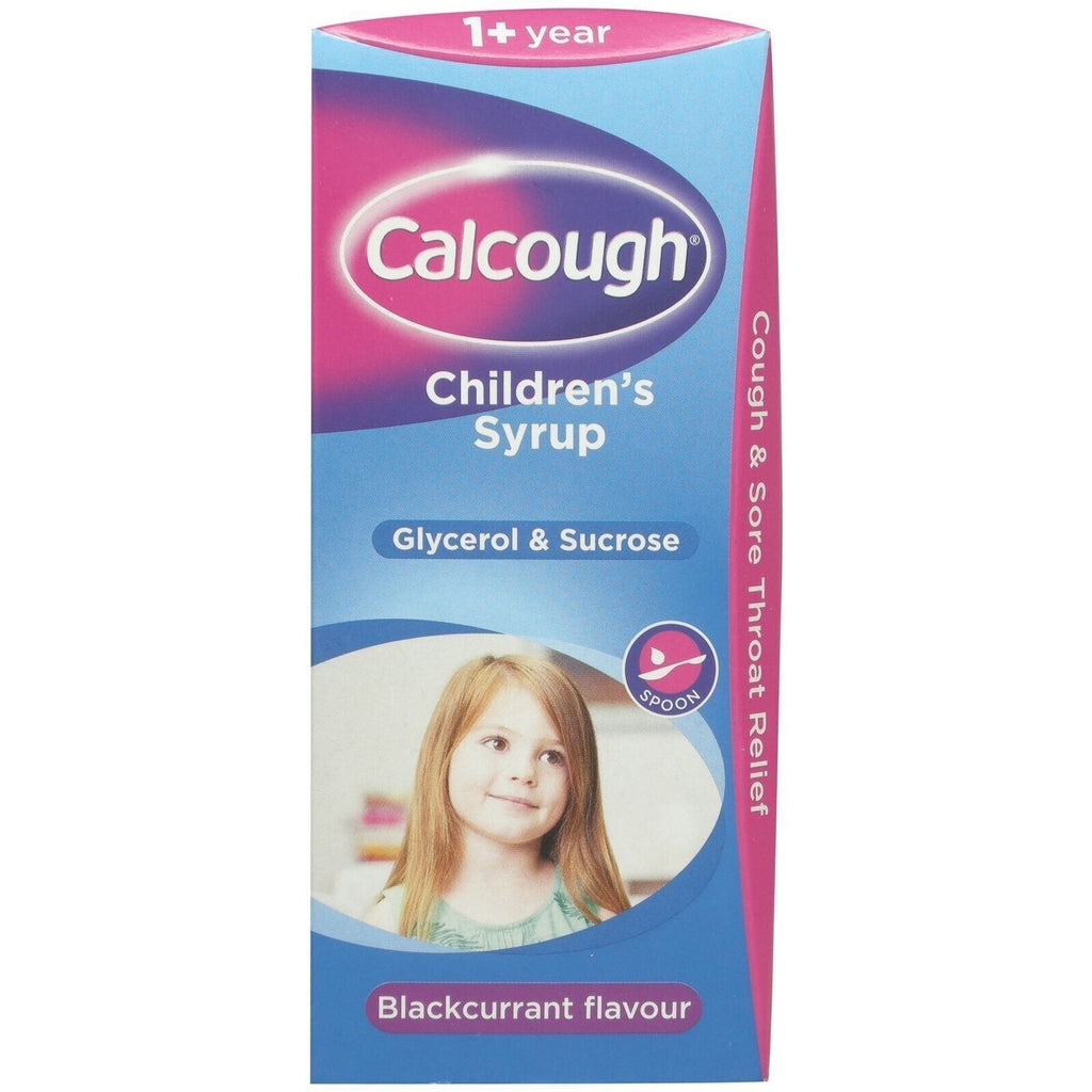 Calcough Children's Blackcurrant Syrup 125ml — Cured Pharmacy