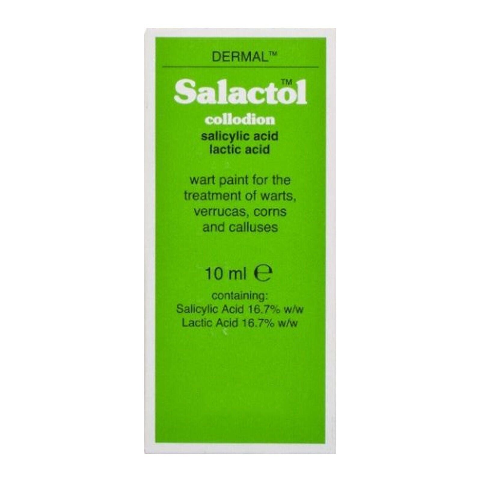 Salactol Warts Verruca Corns Calluses Paint - 10ml – Cured Pharmacy