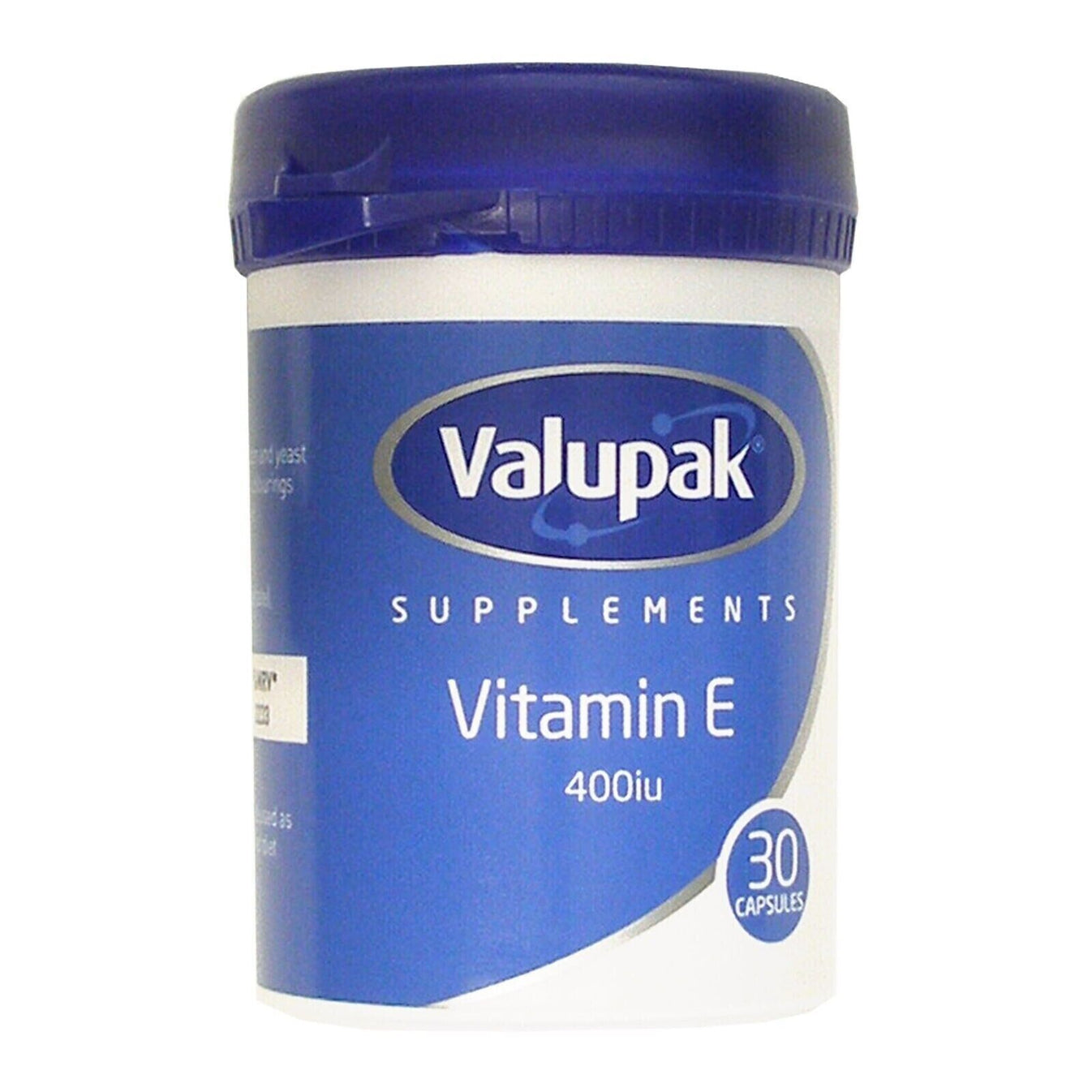 Valupak Vitamin E 400iu Capsules for Enhanced Health and Wellness