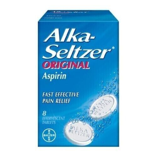 Pack Alka-Seltzer Original 8 Effervescent Tablets - 16 Tablets In Tota