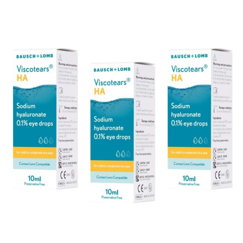 Viscotears HA Eye Drops 10ml — Cured Pharmacy